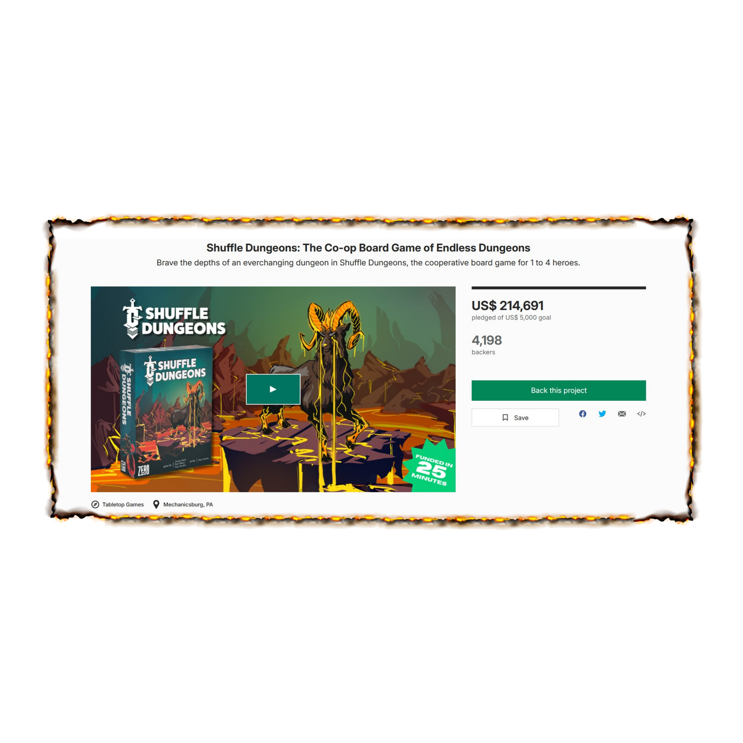 Shuffle Dungeons: The Co-op Board Game of Endless Dungeons – Zero ...